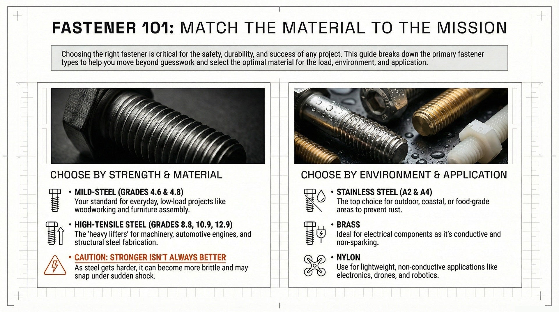 Fastener Grades and Materials Selection Guide | Reliable Bolt ...
