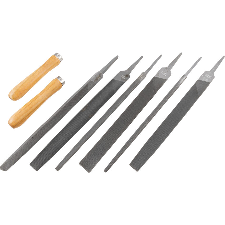 250mm (10") 8 Piece Second Cut Engineers File Set – Reliable Bolt ...
