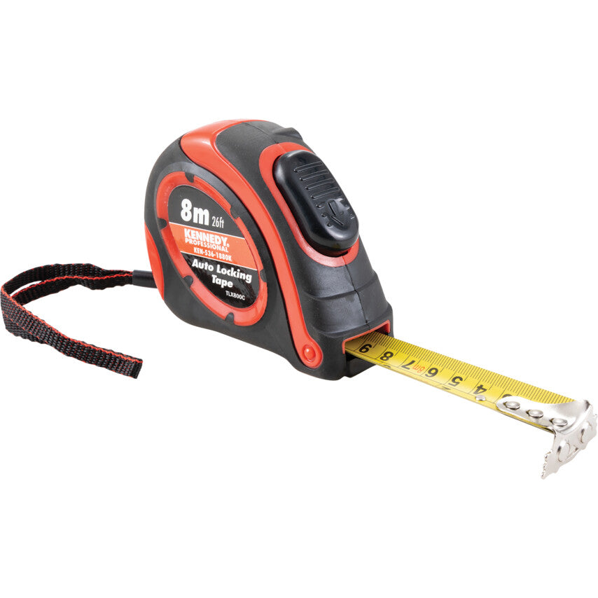 TLX800C, 8m / 26ft, Double-Sided Measuring Tape, Metric and Imperial ...