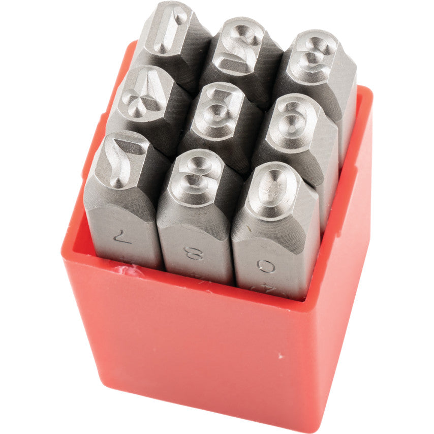 6.0mm, 0 to 9, Positive Indent, Hand Stamp – Reliable Bolt Industrial ...