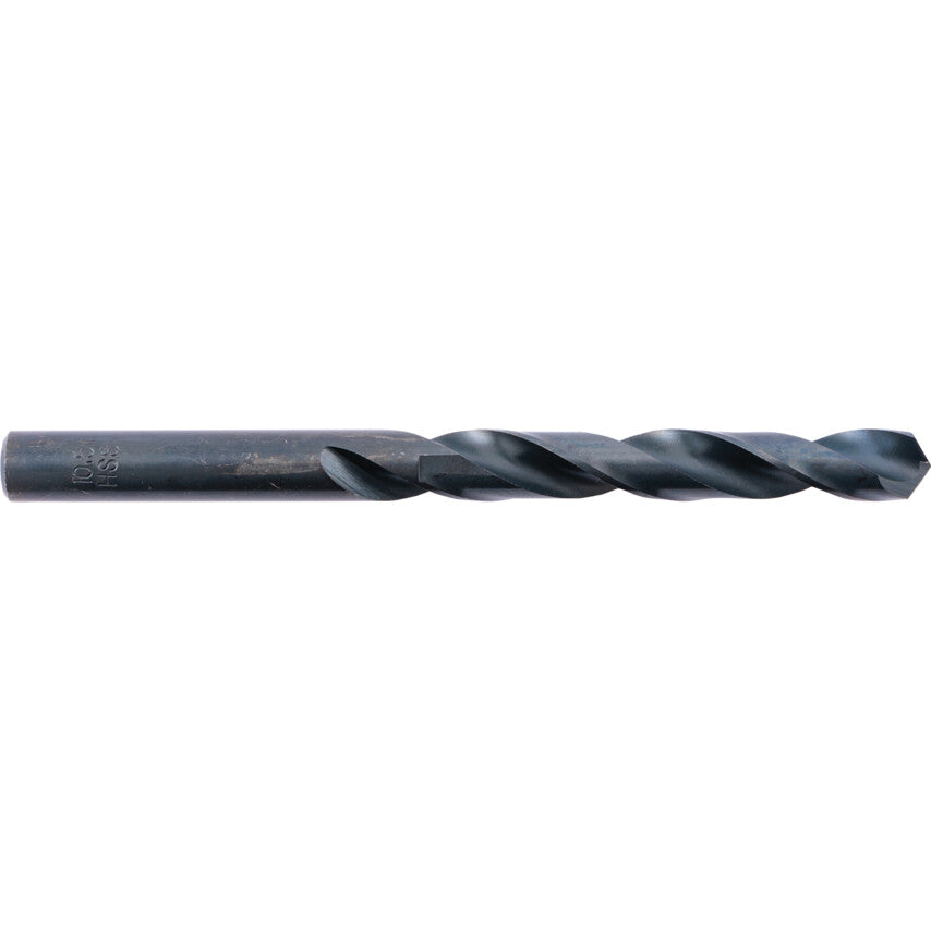 Jobber Drill, 10.5mm, Normal Helix, High Speed Steel, Black Oxide ...