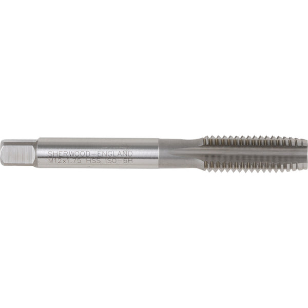 Second Tap, M12 x 1.75mm, Straight Flute, Metric Coarse, High Speed ...
